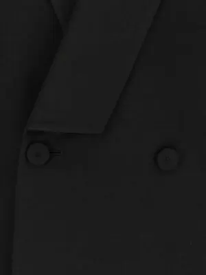 Alexander McQueen Double-breasted Wool Tuxedo Blazer With Satin Shawl Collar