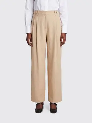 Brunello Cucinelli High-waisted Pleated Wide-leg Trousers