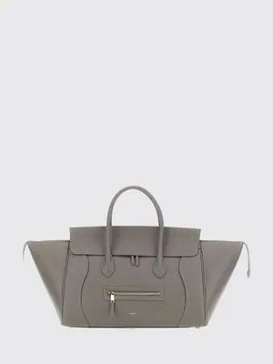 Celine Celine Black Leather Handbag Grey