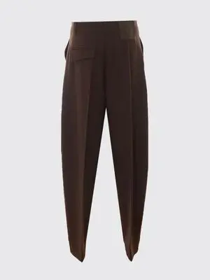 Pinko Slim Fit Skinny Wool Blend Mid-rise Pants - Brown