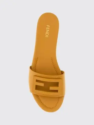Fendi Heeled Sandals - Yellow