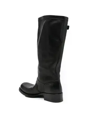 Prada Buckle-detail Knee-high Boots