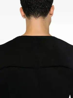 THOM KROM Thumb-slot Raw-edge Long-sleeve T-shirt