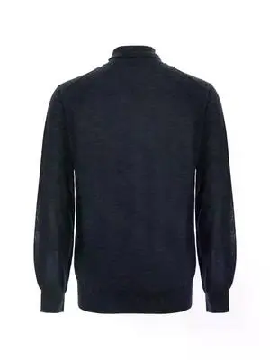 KANGRA Roll-neck Merino Wool Sweater - Grey