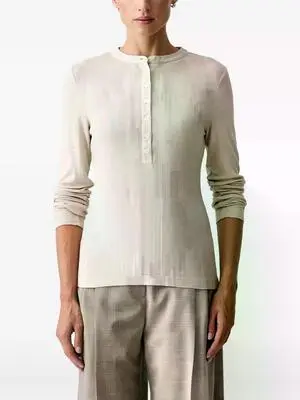 Marc O'polo Ribbed-knit Long-sleeve T-shirt