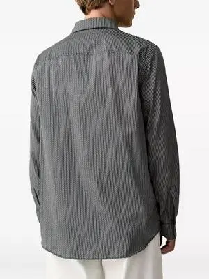 Armani Exchange Logo-print Long-sleeve Shirt
