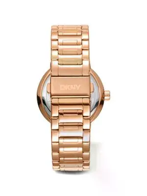 Dkny Evening Round-face 36mm Watch - White