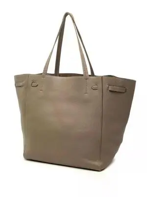 Celine Grained Calfskin Phantom Cabas Tote Bag - Brown