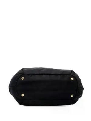Prada Tessuto Canapa Logo Tote Bag