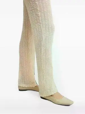 RÉSUMÉ Seersucker-effect Straight-leg Trousers