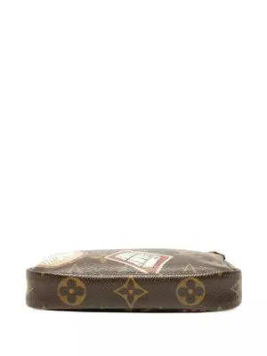 LOUIS VUITTON 2008 Monogram Trunks & Bags Patch Mini Pochette Accessoires Handbag