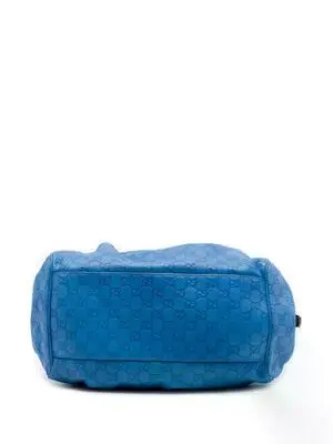 Gucci Embossed Leather Sukey Satchel