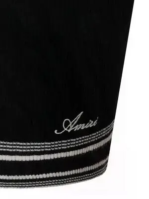 Amiri Script Knit Mini Skirt