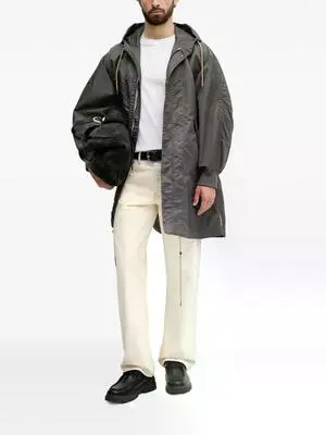 Armani Exchange Hooded Zip-up Coat