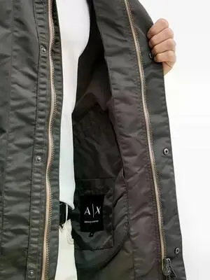 Armani Exchange Hooded Zip-up Coat