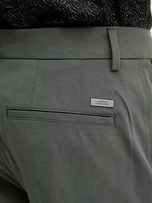 Armani Exchange Logo-plaque Tailored Trousers