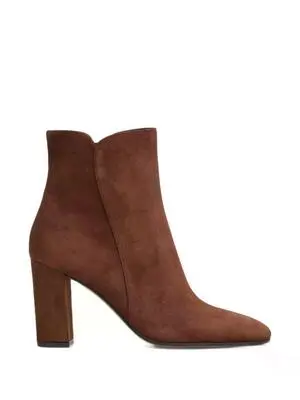 GIANVITO ROSSI Suede Block-heel Ankle Boots