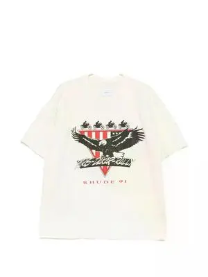 Rhude Graphic-print T-shirt - Neutrals