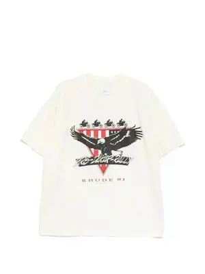 Rhude Graphic-print T-shirt - Neutrals