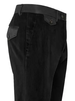 BILLIONAIRE Velvet Straight Trousers
