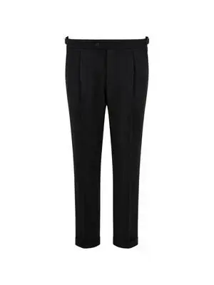 FRANZESE COLLECTION Stefano De Martino Tailoredd Trousers - Black