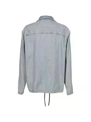 Marni Striped Denim Shirt Jacket