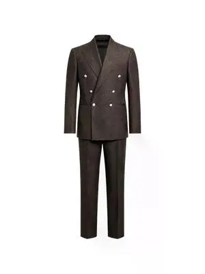 FRANZESE COLLECTION Pinstriped Double-breasted Suit