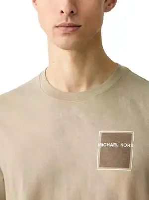 Michael Kors Cotton T-shirt With Graphic Logo