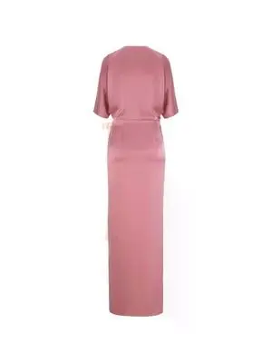 V:PM ATELIER Samantha Wrap-style Maxi Dress