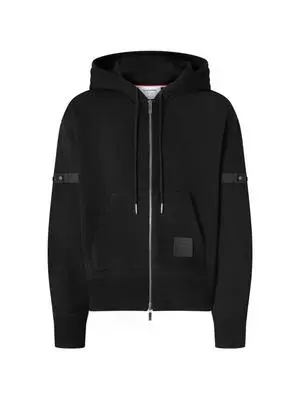 Thom Browne Loopback Jersey Armband Hoodie - Black