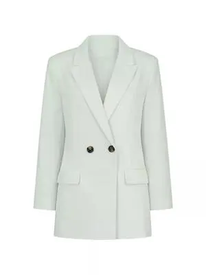 Liu Jo Double-breasted Blazer With Peak Lapels - Neutrals