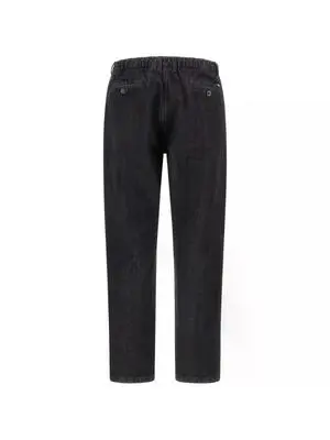 Herno Elasticated-waist Straight-leg Jeans