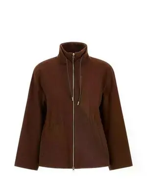 Herno Drawstring Neck High Collar Jacket