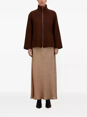 Herno Drawstring Neck High Collar Jacket