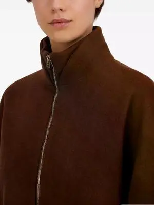Herno Drawstring Neck High Collar Jacket