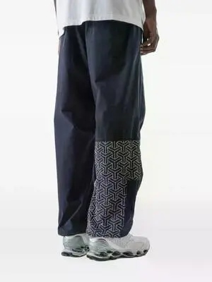 MAHARISHI Sashiko Embroidered Drawstring Trousers