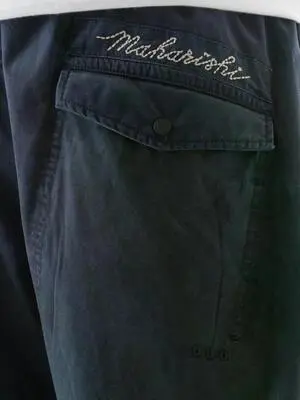 MAHARISHI Sashiko Embroidered Drawstring Trousers