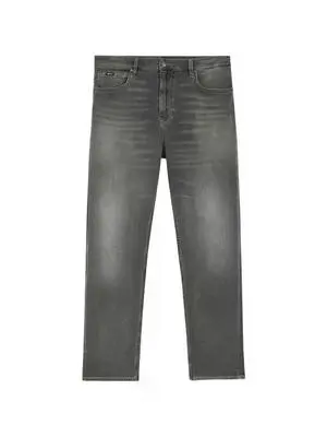 BOSS Straight-fit Jeans In Super-soft Stretch Denim