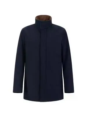 Herno High-neck Twill Raincoat