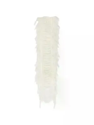 ANN DEMEULEMEESTER Drina Scarf - White