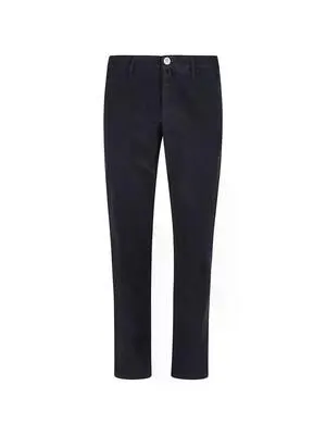 Jacob Cohen Belt-loop Cotton Trousers