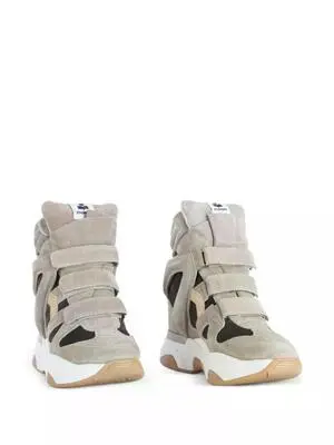 Isabel Marant Étoile Touch-strap Wedge High-top Sneakers