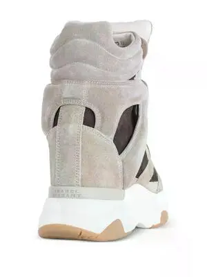 Isabel Marant Étoile Touch-strap Wedge High-top Sneakers