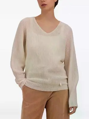 Herno Stocking-stitch V-neck Sweater