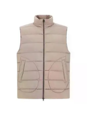 Herno Lo Smanicato Quilted Gilet - Neutrals
