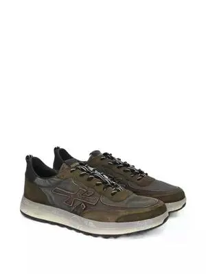 Premiata Nous 8685" Panelled Sneakers - Green