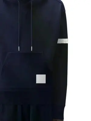 Thom Browne Loopback Jersey Armband Oversized Hoodie