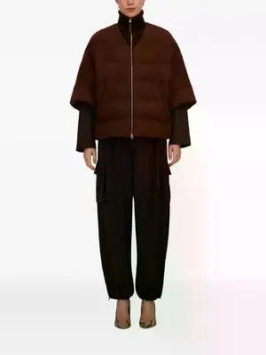 Herno Quilted Camel-hair Coat