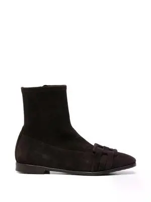 TRUMAN´S Truman's Woven Detail Ankle Boots - Brown