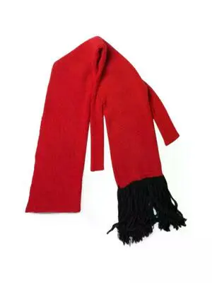 DOUBLET Air Dancer Embroidered Scarf - Red